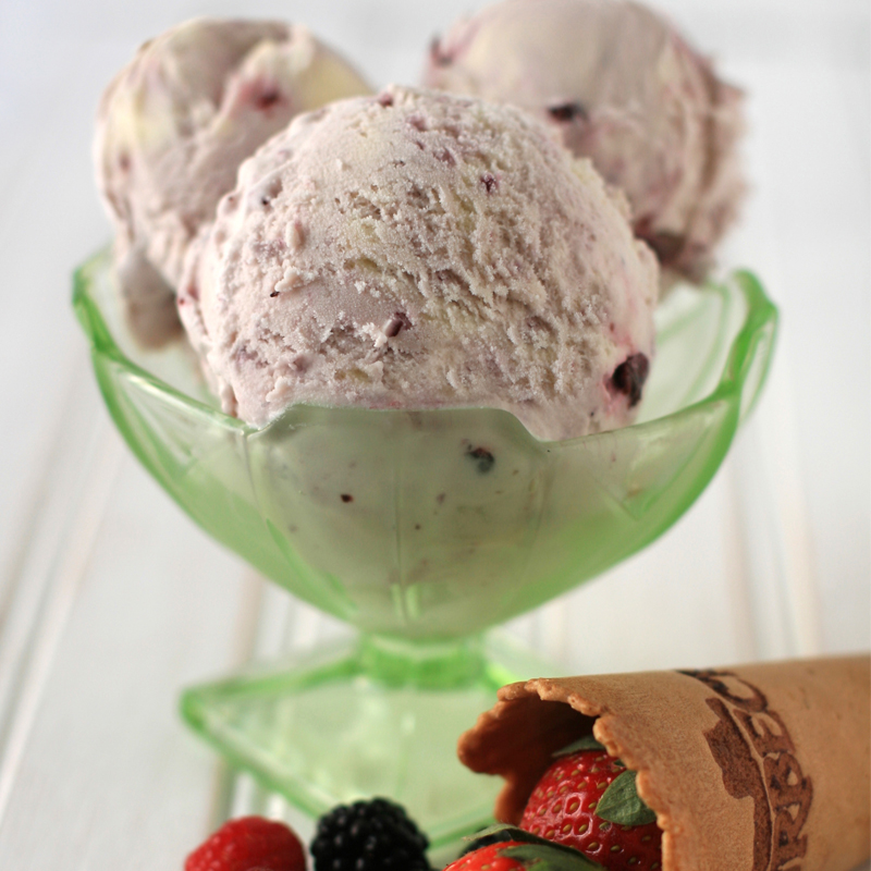Berries & Clotted Cream - Purbeck Ice Cream